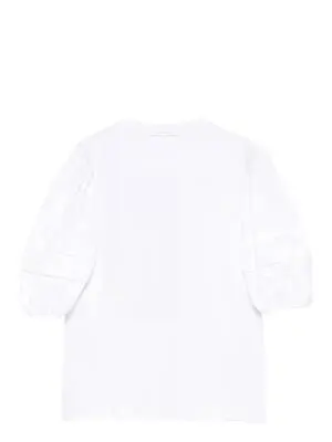 Cecilie Bahnsen Puff-sleeves Top - White