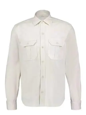 Boglioli Pocket Cotton Shirt - White