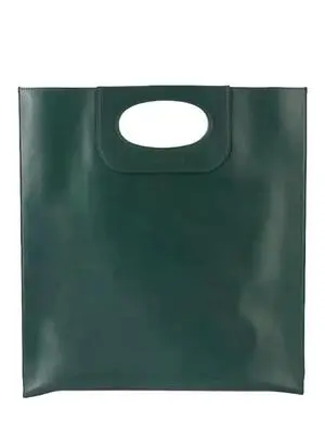 GHERARDINI Cut-out Handle Handbag - Green
