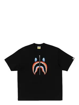 A BATHING APE Indonesia Shark Tee Shirt - Black