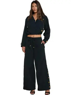 L'Agence Valkyrie Snap Pants - Black