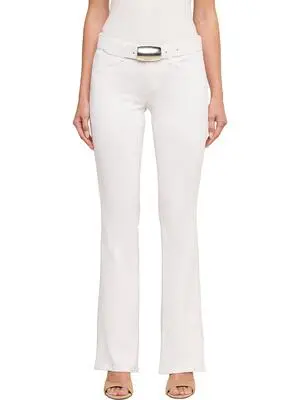 L'Agence Cara Low-rise Bootcut Jeans - Blanc