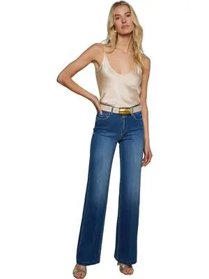 L'Agence Clayton Wide-leg Jean - Kaplan
