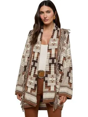 L'Agence Jair Cardigan - Natural Multi