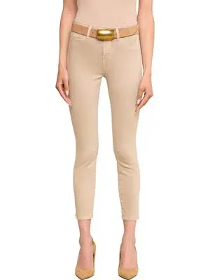 L'Agence Margot Cropped Skinny Jean - Biscuit