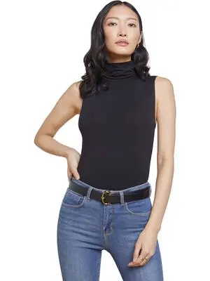 L'AGENCE Ceci Sleeveless Turtleneck