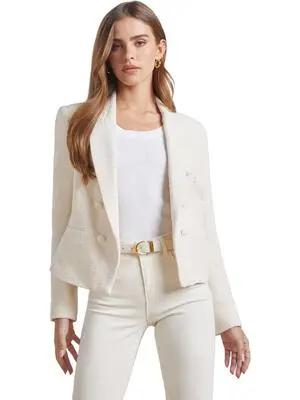 L'AGENCE L'AGENCE Brooke Open-Front Blazer