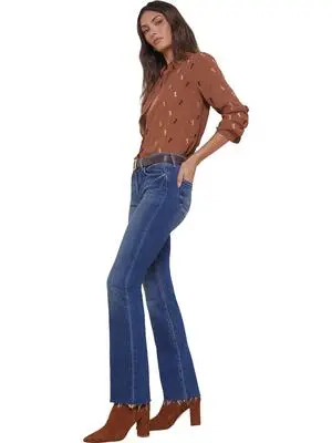 L'Agence Sneeki Low-rise Straight-leg Jeans - Hasting