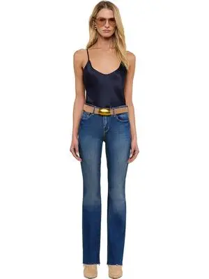 L'Agence Sneeki Low-rise Straight-leg Jeans - Hasting