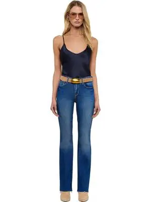 L'Agence Sneeki Low-rise Straight-leg Jeans - Hasting