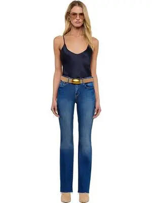 L'Agence Sneeki Low-rise Straight-leg Jeans - Hasting