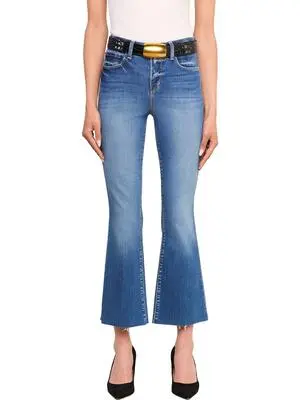 L'Agence Kendra Cropped Flare Jean Cambridge