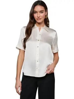 L'AGENCE Ellah Silk Blouse Top
