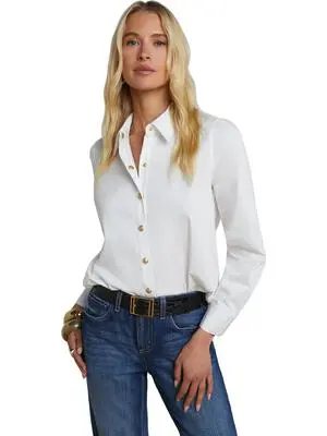 L'Agence Ellery Shirt White/gold