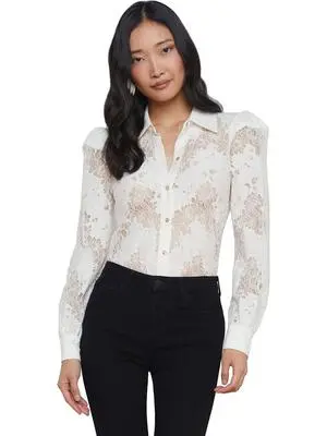 L'Agence Jenica Lace Blouse - Lace Ivory