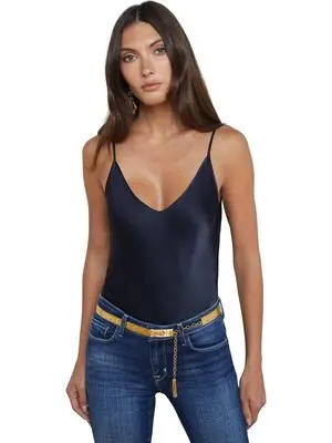 L'Agence Lexi Silk Camisole - Midnight