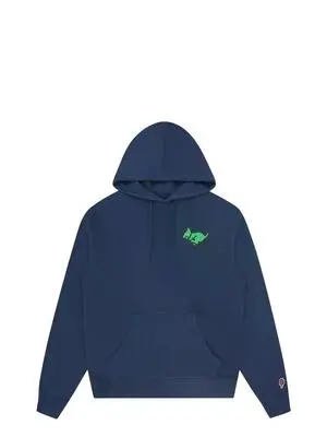 ICECREAM Embroidered Hoodie - Blue