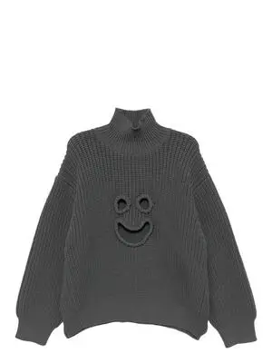 MELITTA BAUMEISTER Face-design Jumper - Grey