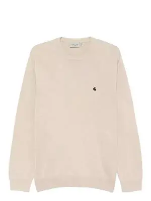 Carhartt Work In Progress Madison Logo-embroidered Sweater - Neutrals