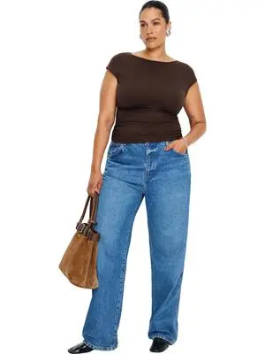 REFORMATION Madelyn Knit Top ES Mole