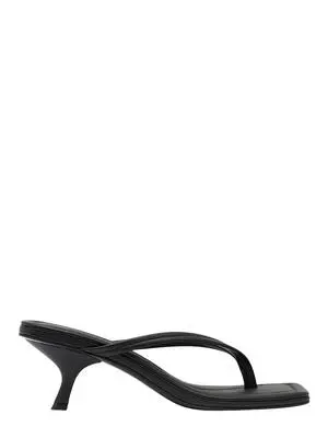 ST AGNI Thong Detail Heel - Black