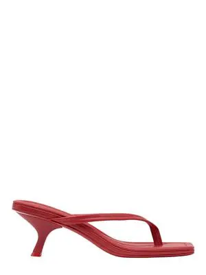ST AGNI Thong Detail Heel - Rosso