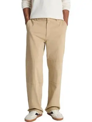 Vince Henry Peached Stretch Cotton Pants - Terrapin