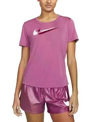 Nike Dri-fit Swoosh Running T-shirt - Pink
