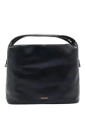Liu Jo Embossed-logo Shoulder Bag - Black