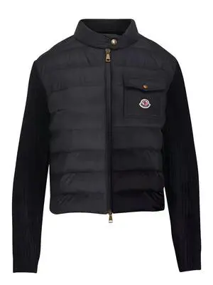 Moncler Padded Long-sleeve Jacket - Black
