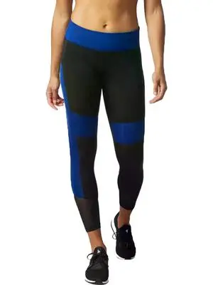 Adidas Panelled Leggings - Blue