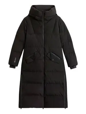 Woolrich Hooded Quilted Coat - Black