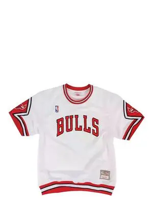 Mitchell & Ness X Nba Authentic Shooting Chicago Bulls T-shirt - White
