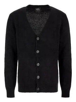 A.p.c. V-neck Cardigan - Black