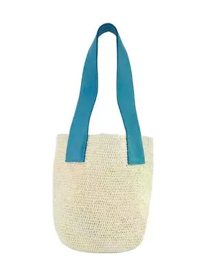 SENSI STUDIO Mini El Viajero Woven Straw Shoulder Bag - Neutrals