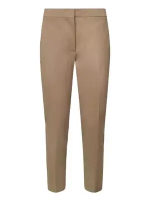 Max Mara Pegno Zip-fly Trousers - Brown