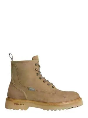 Woolrich Lace-up Zip Boots - Neutrals