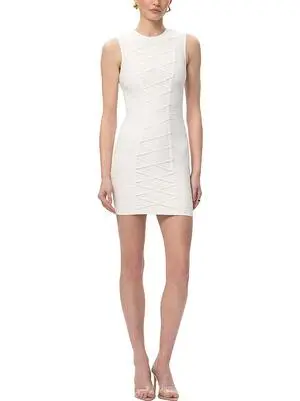 Herve Leger The Julie Dress - Alabaster