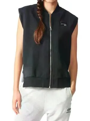 ADIDAS Diagonal-Panel Zip Vest