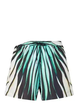 Roberto Cavalli Drawstring Swim Shorts - Blue