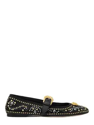 VERSACE La Medusa Ballet Flats