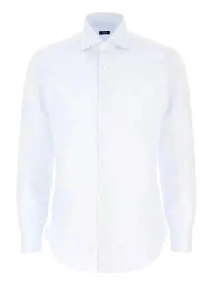 BARBA NAPOLI Button-cuff Shirt - Blue