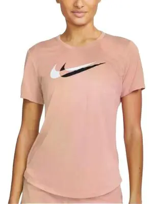 Nike Dri-fit Swoosh Run T-shirt - Pink