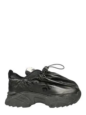 VIVIENNE WESTWOOD Leather Drawstring Sneakers - Black