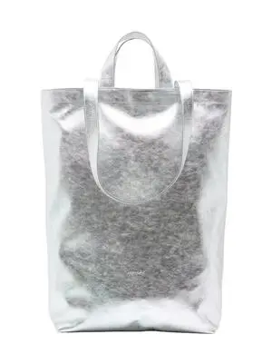 Marsèll Metallic-finish Tote Bag - Silver