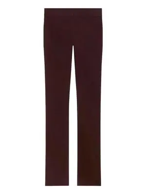COURREGES Bootcut Interlock Trousers Red