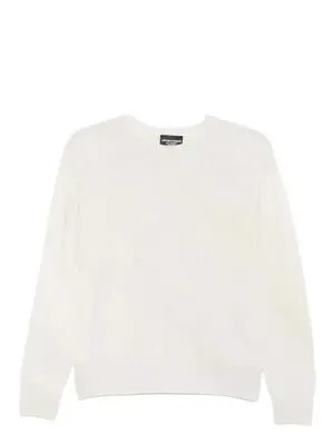 Emporio Armani Cashmere Wool Sweater - Neutrals