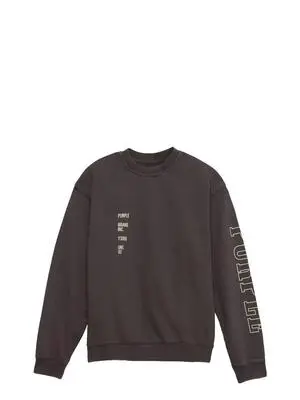 PURPLE BRAND Relic Crew-Neck Sweatshirt