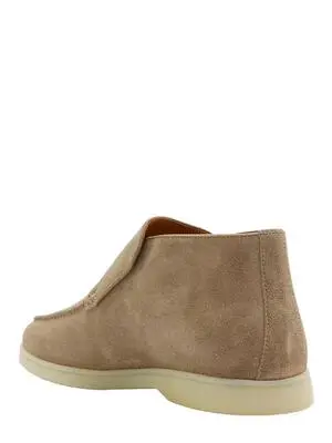AURELIEN City Suede Slip-on Loafers - Neutrals