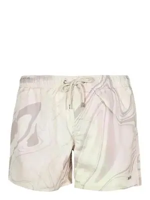 BALR. Swirl-print Shorts - Neutrals